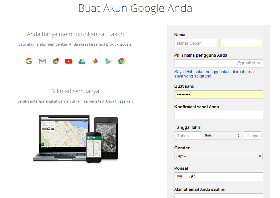 Cara Mudah Mempunyai Akun di GOOGLE | Blog Belajar