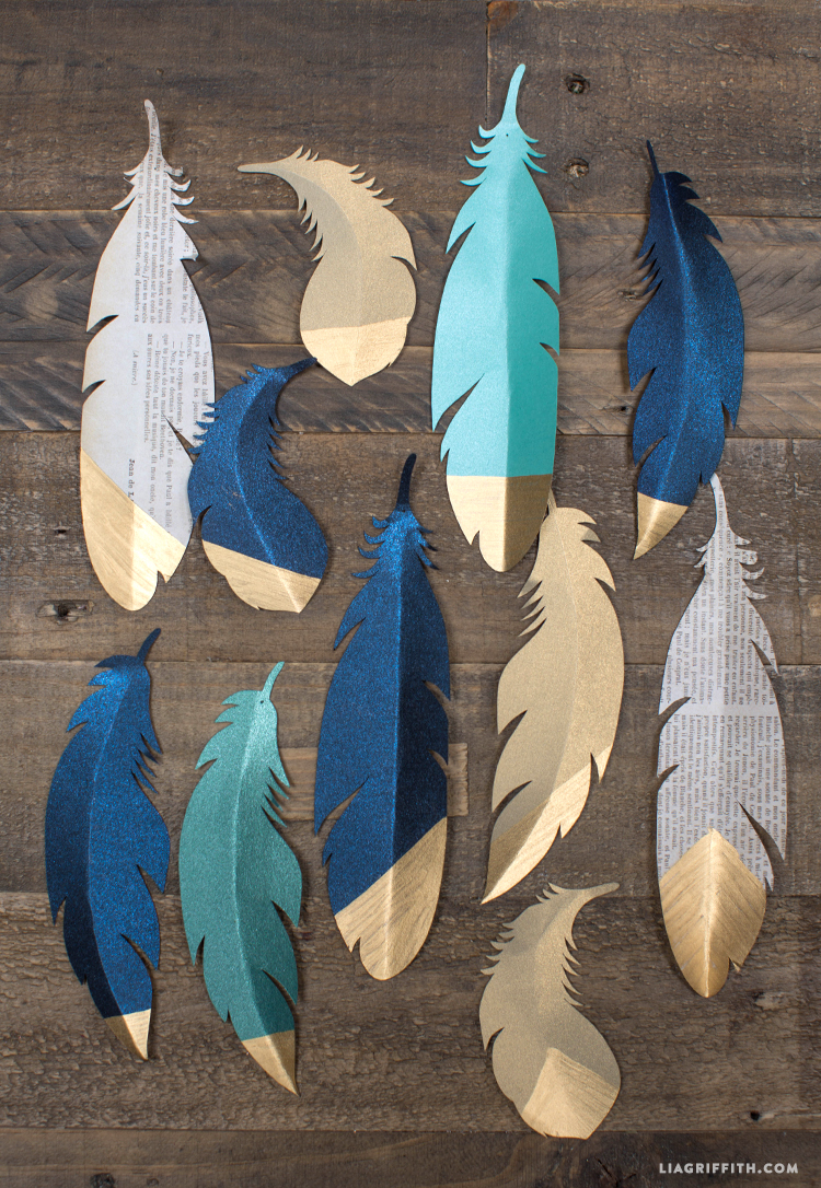 Artifact crafts: How to make paper feather – paper craft