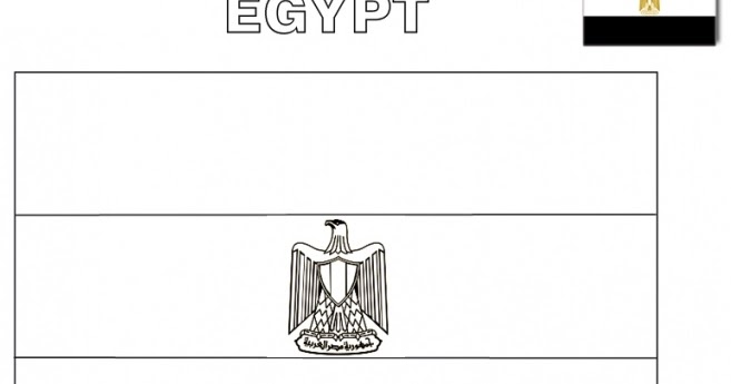 Geography Blog: Egypt Flag Coloring Page