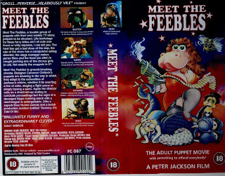 DVD and VHS Covers: Meet The Feebles VHS video cover