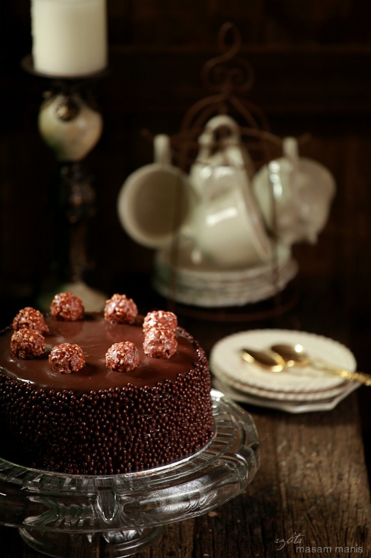 MOIST PANDAN MARBLE CAKE - masam manis