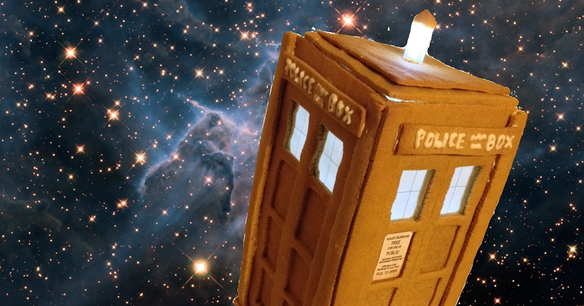 Domestic Sluttery: How to make your own Gingerbread TARDIS