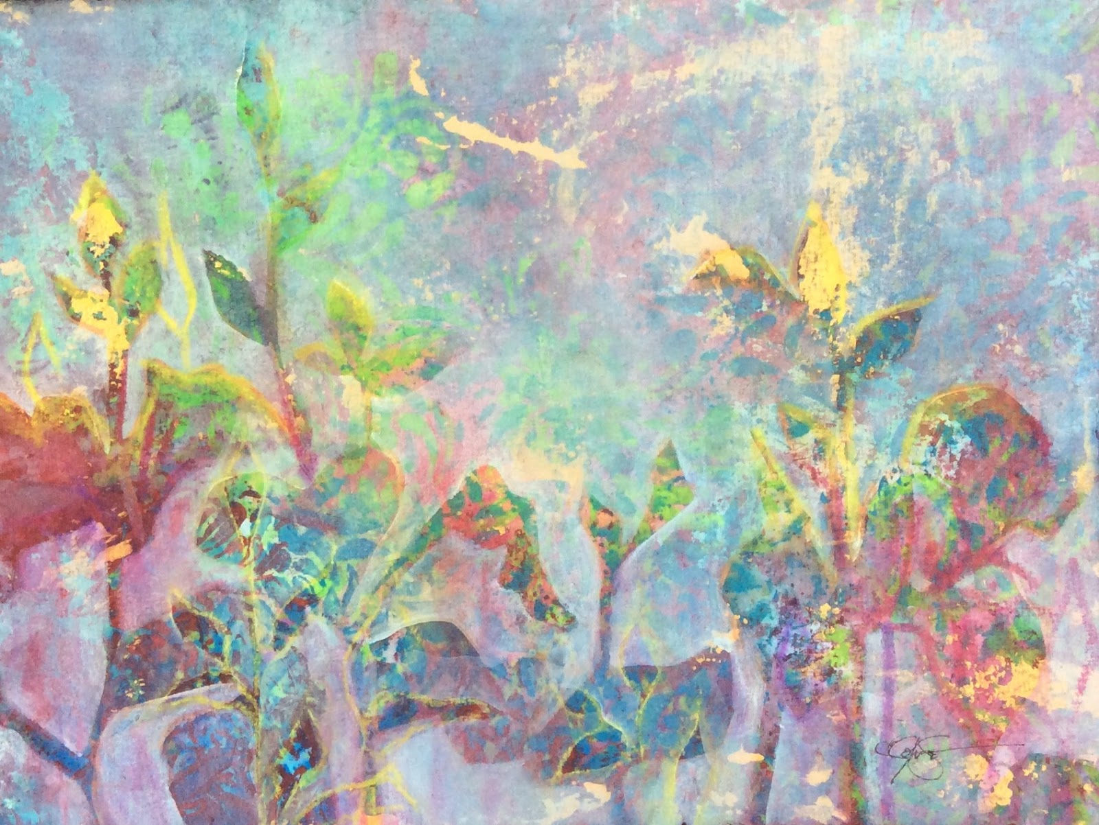 Color Cat Studios: Ethereal Painting - 'Joy' - for Sale!