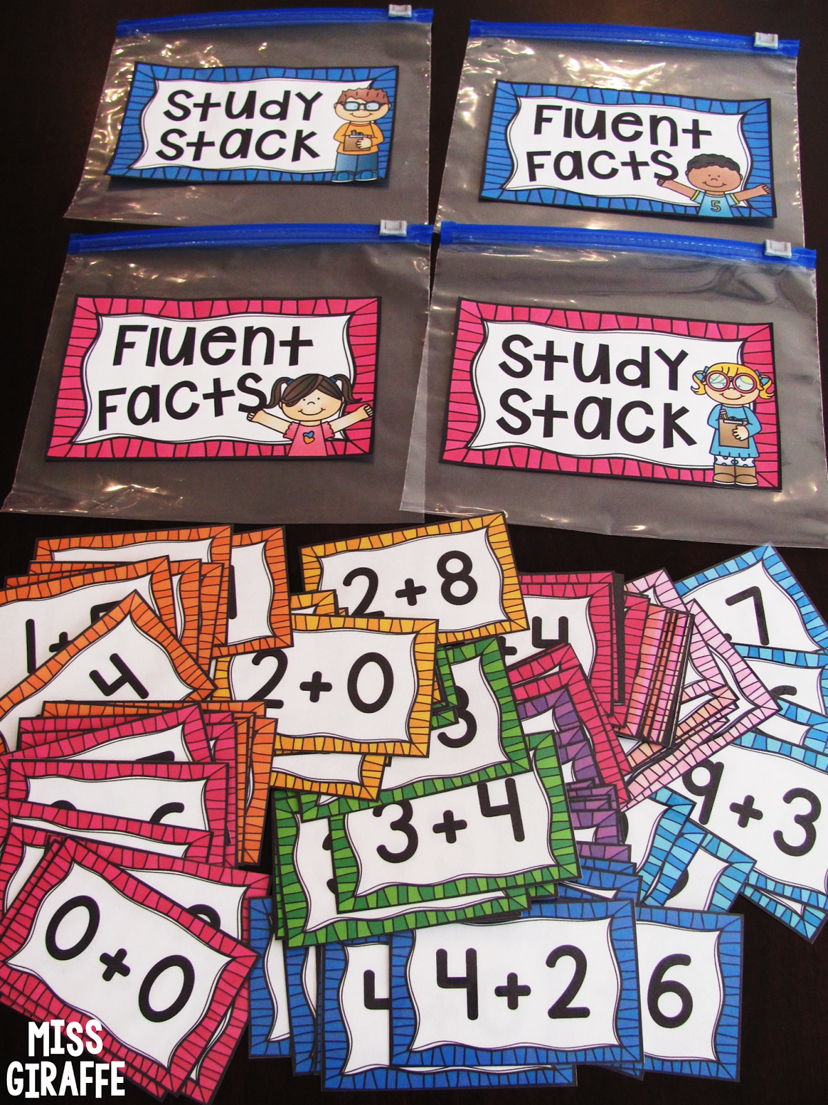 Miss Giraffe's Class: Fact Fluency in First Grade