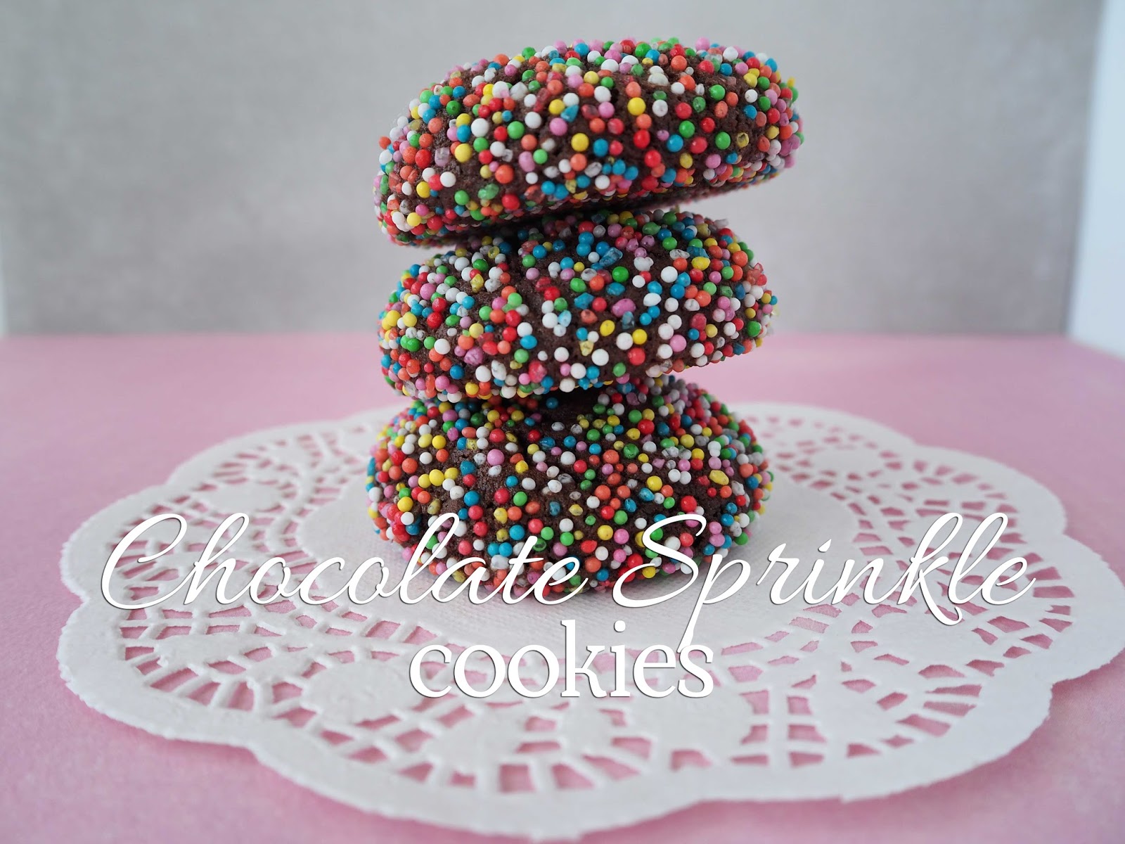 Chocolate Sprinkle cookies | Life Behind The Purple Door