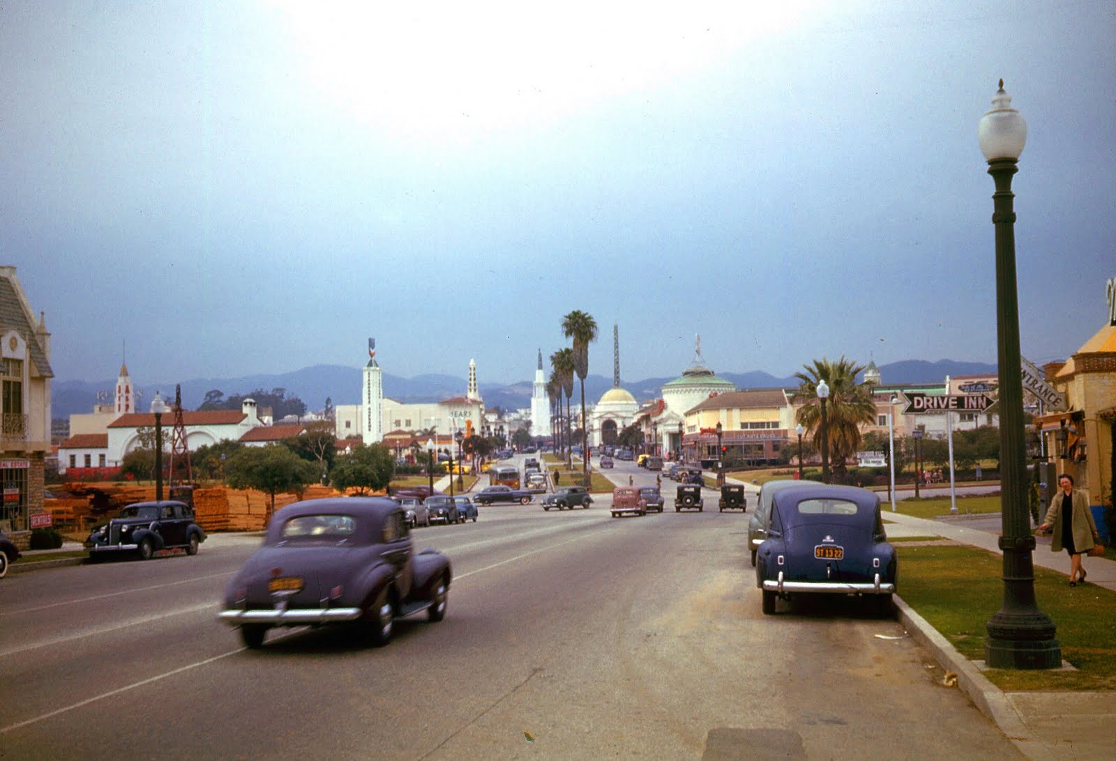 Streets of Los Angeles in the 1950s and 1960s ~ vintage everyday