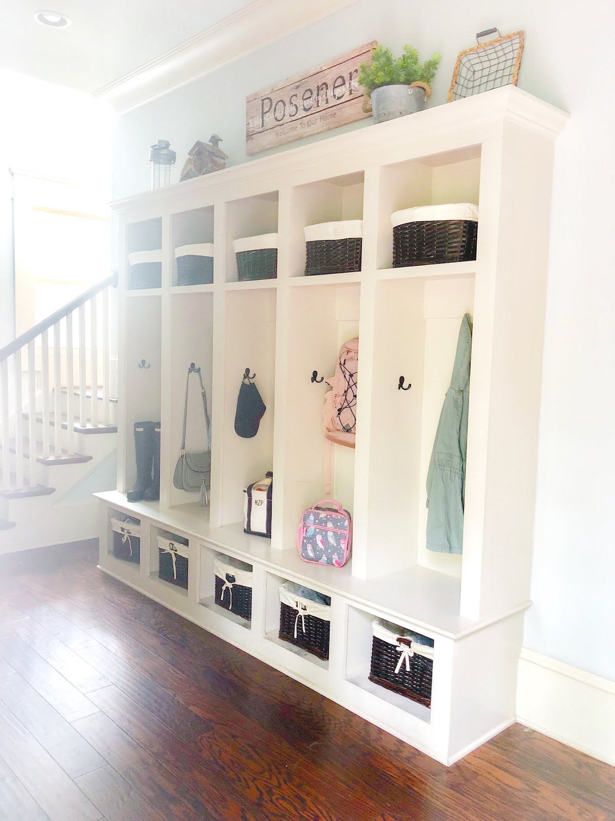 Magnolia Mamas : Home Tour: Mudroom Cubbies