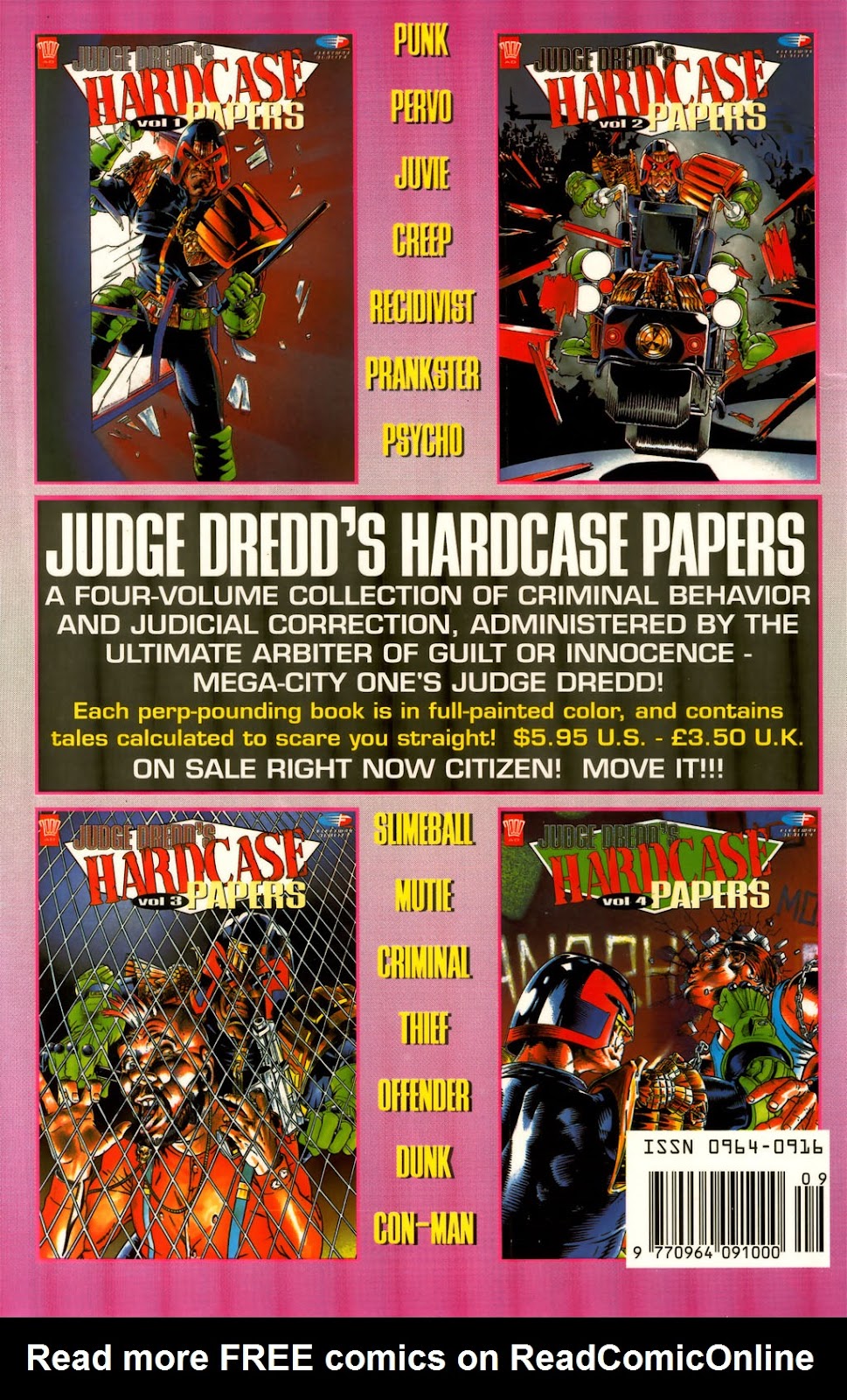 Read online Dredd Rules! comic - Issue #1