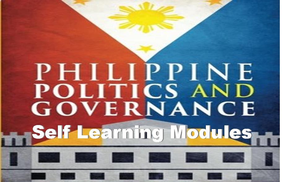 Philippine Politics and Governance Self Learning Modules