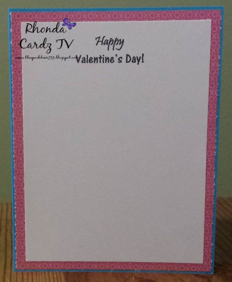 CARDZ TV: CARDZ TV CARD DESIGNERS CHALLENGE #1 ~ VALENTINE'S DAY CARD
