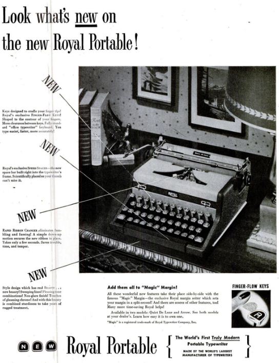 oz.Typewriter: Flash Typewriters, Flash Cars: 1928-1968