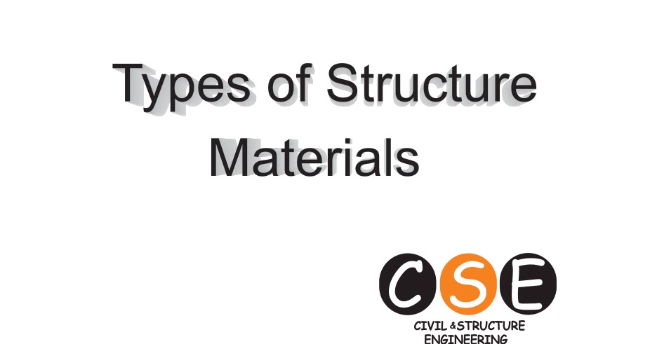 Classification of Structure Materials