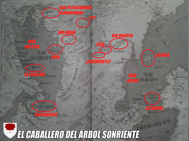 Mapas de Fantasia y Epica: El Mar Quebrado de Joe Abercrombie y su mapa ...