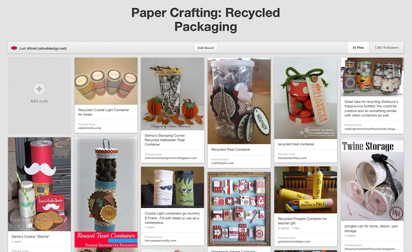 Allred Design Blog: IBP Repurposed Packaging