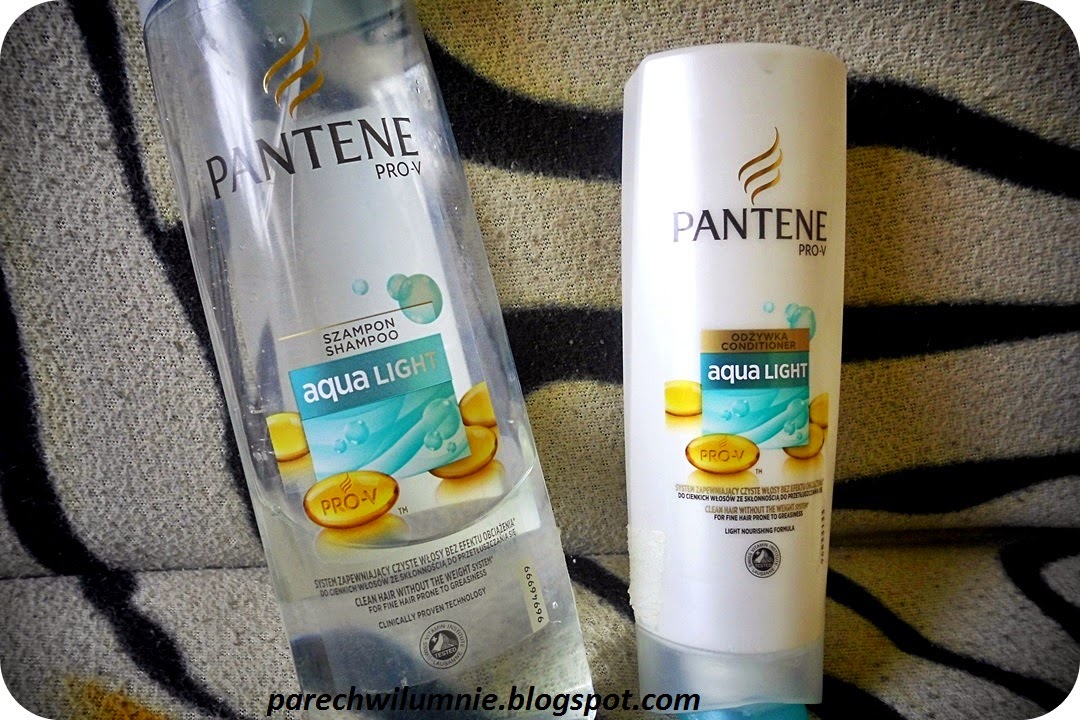Pare chwil u mnie: Szampon i odżywka, Pantene Pro-V Aqua Light