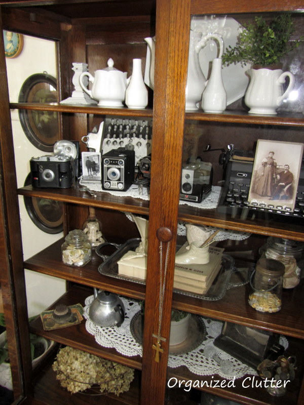 My Vintage Living Room - Organized Clutter