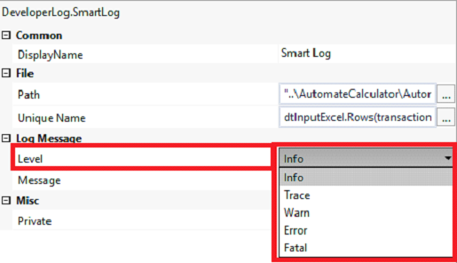 UiPath Smart Log: UiPath Smart Log