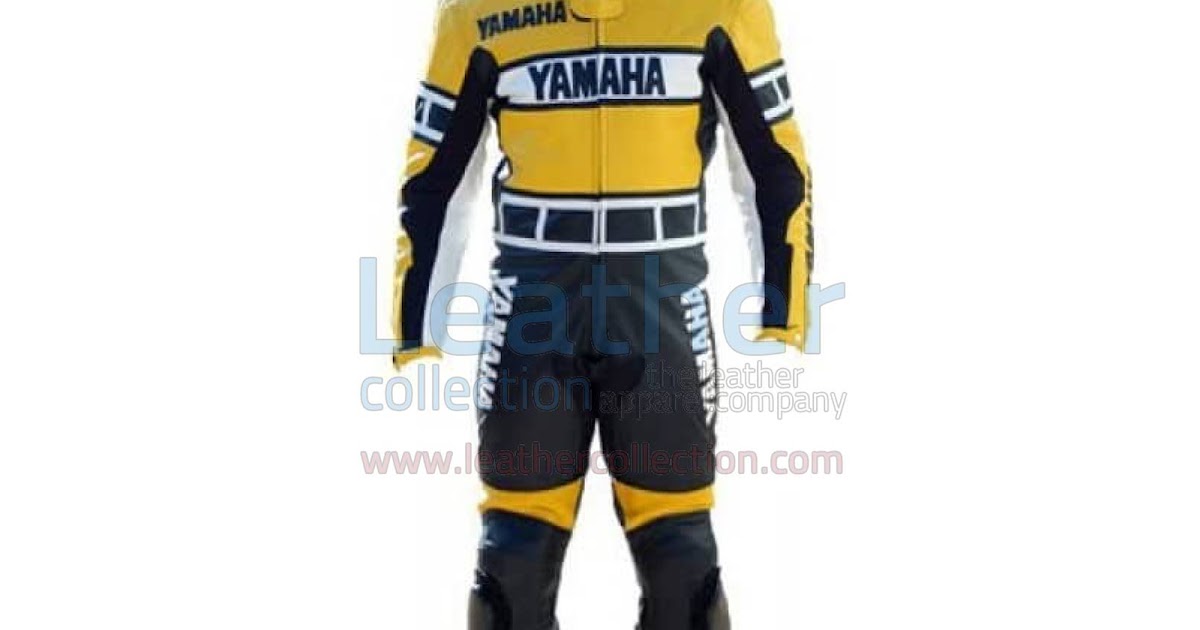 Yamaha Racing Leather Suit Yellow - Racing Duke