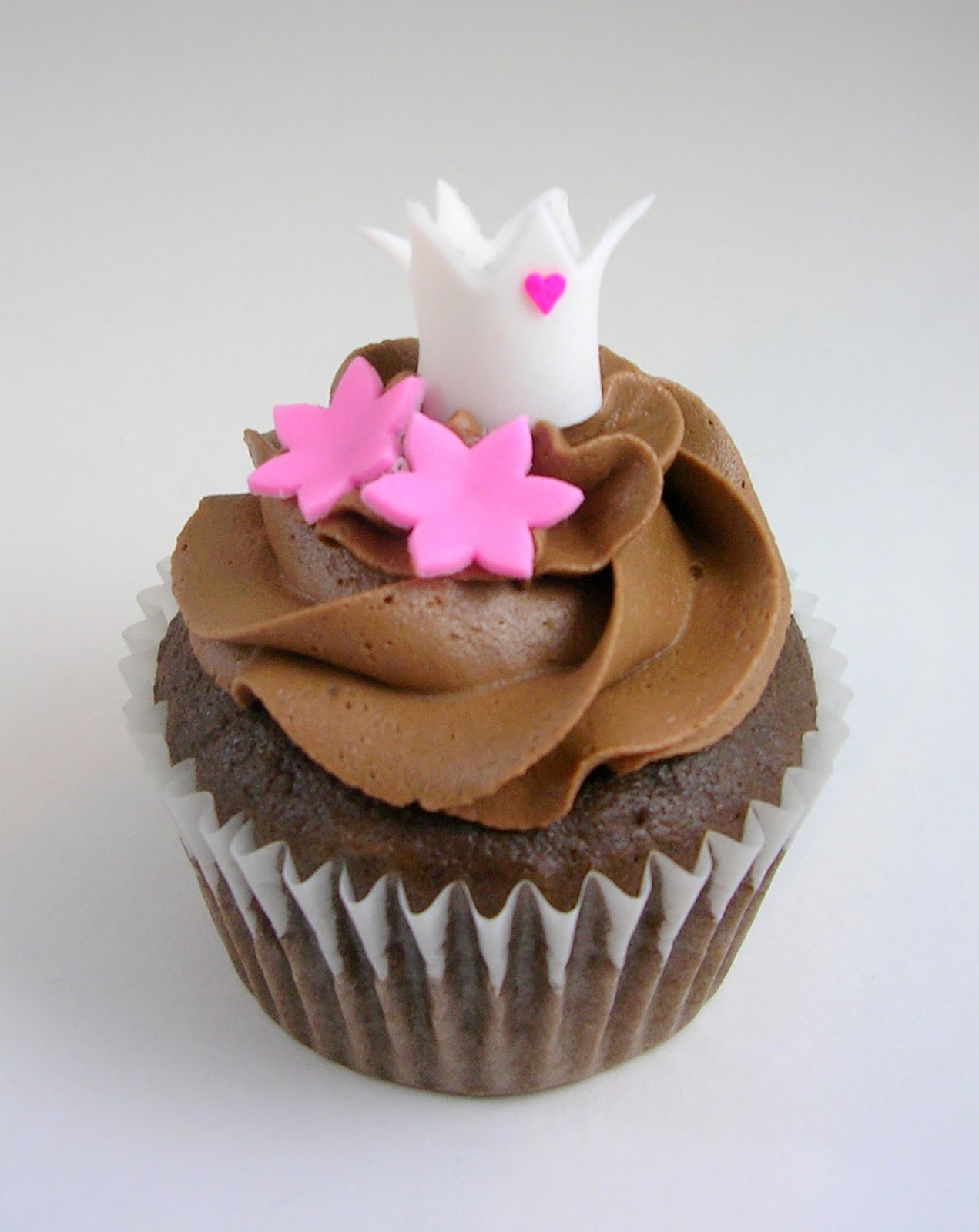 Nettlebasket Cupcakes: Chocolate Princess Birthday Cupcakes