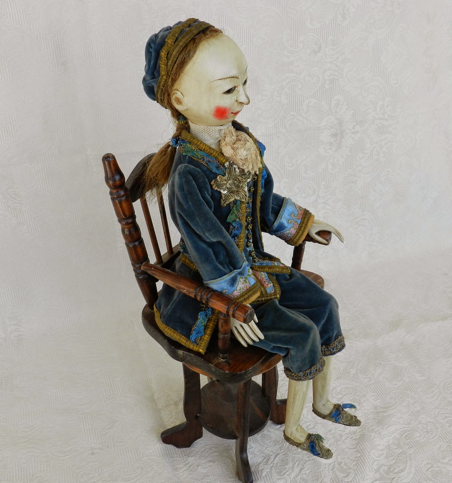 The Old Wooden Sisters: New Queen Anne doll is ready , little gentlemen ...