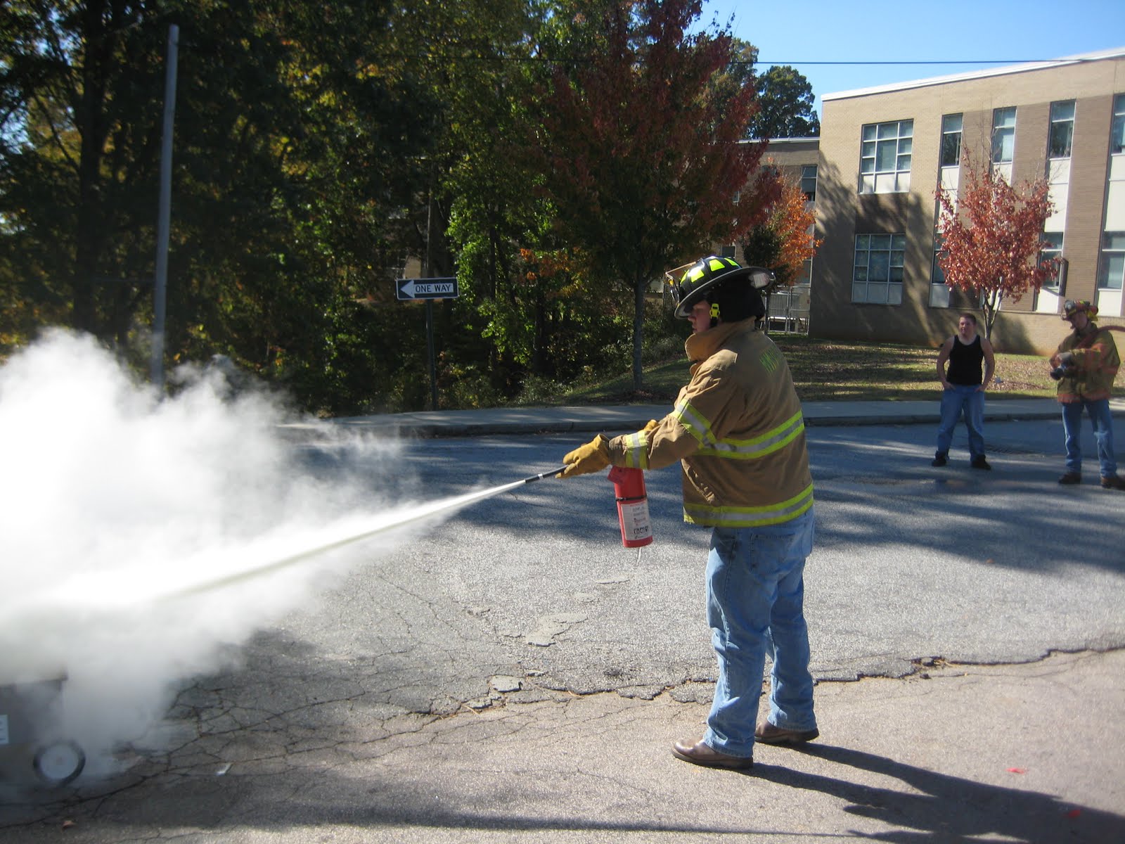 Concord High School Fire Academy: Portable Fire Extinguisher Class ...