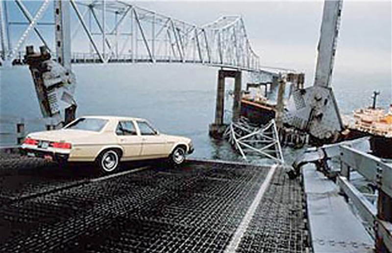 Bridges Disasters in The United States: Sunshine Skyway Bridge Disaster