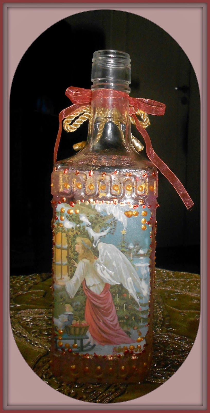 lila365idees: ΜΠΟΥΚΑΛΙ ΜΕ ΤΟΝ ΑΓΙΟΒΑΣΙΛΗ (BOTTLE WITH SANTA CLAUS)