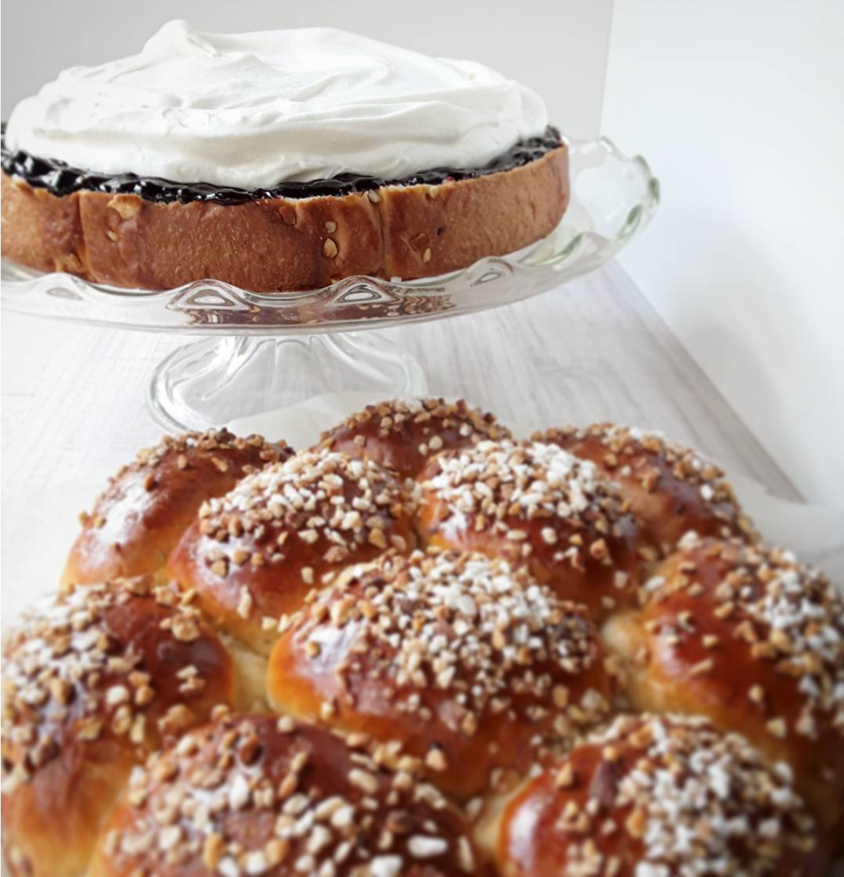 Laskiaispullakakku (tai 10 pullaa)