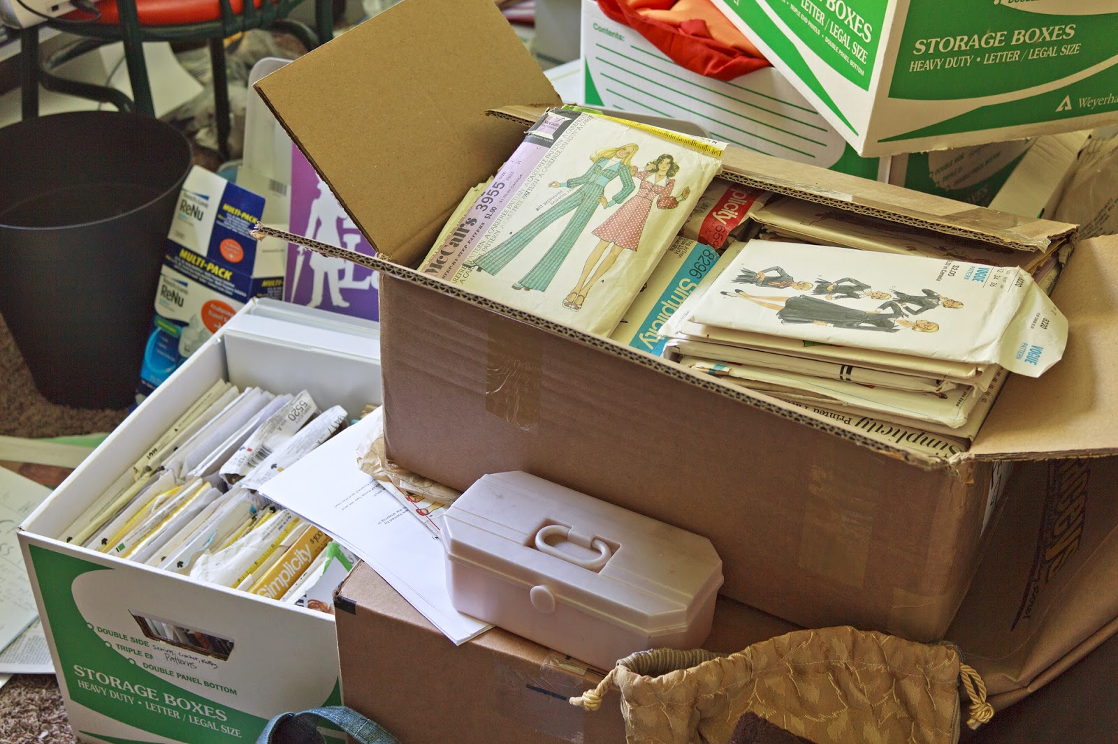 Craftastical!: Dealing with Those Pesky Sewing Patterns: Organizing ...