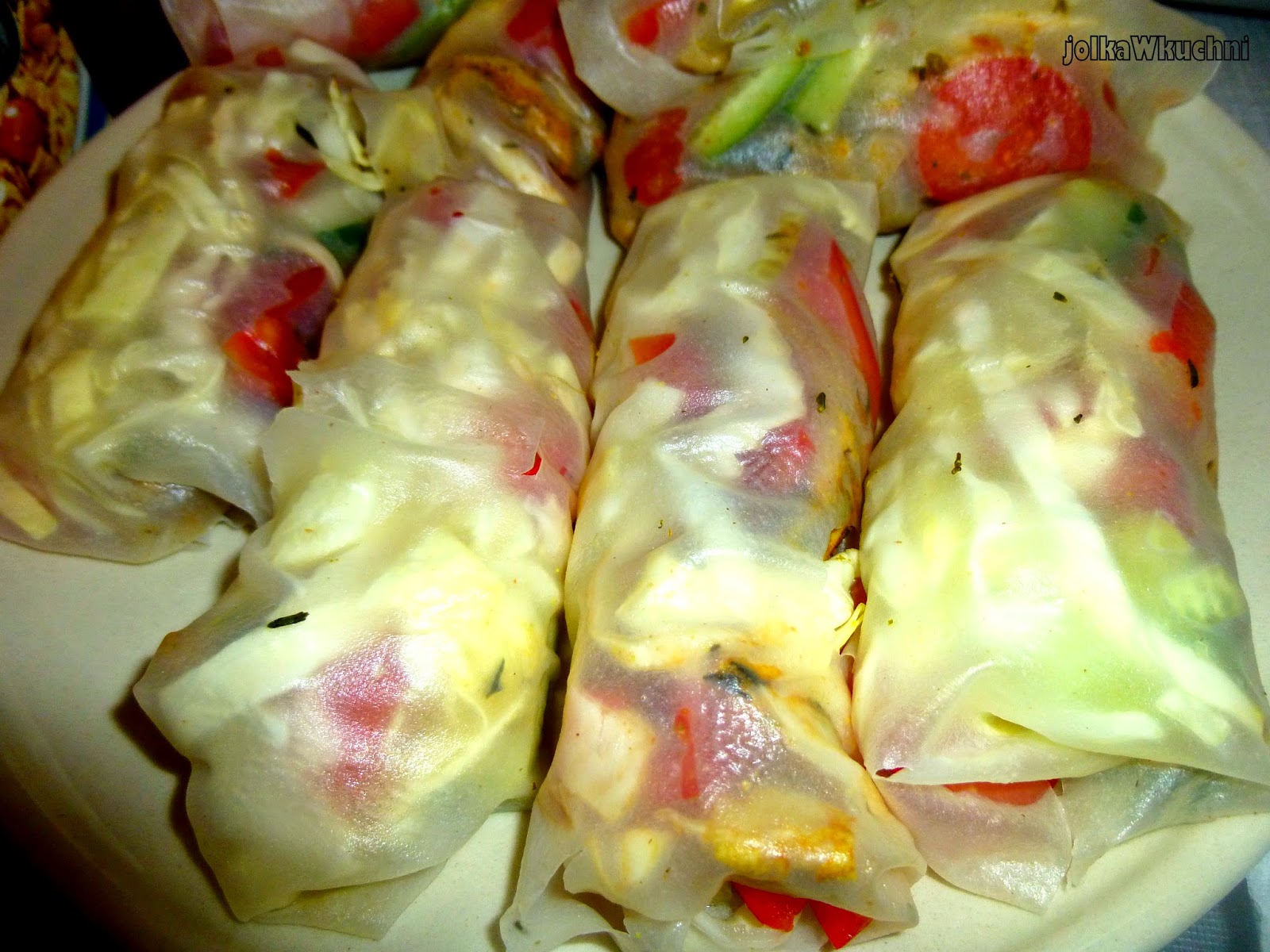 Jolka w kuchni: Spring rolls wersja FIT