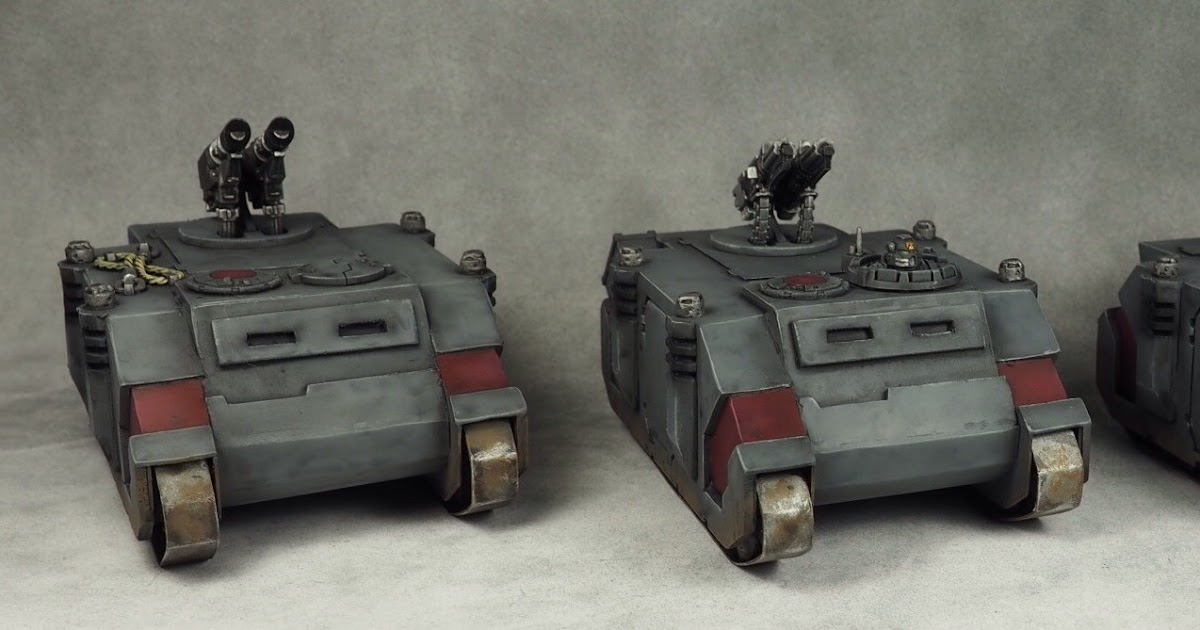 MLBN: Warhammer 40k: Scratch Built Space Marines Razorbacks Part 4