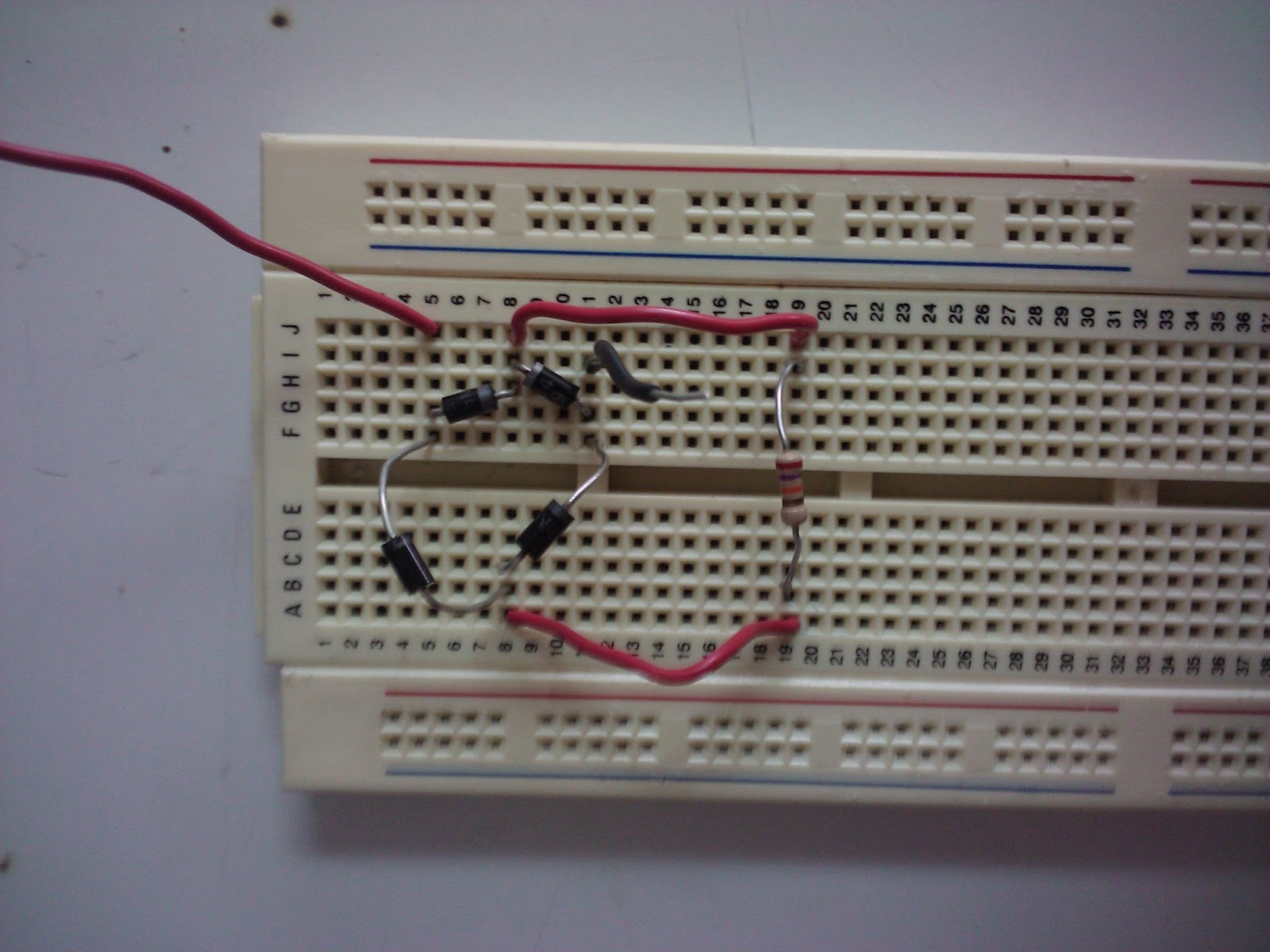 Electronica 2Q: PRACTICA NO. 16 "CIRCUITO RECTIFICADOR TIPO PUENTE"