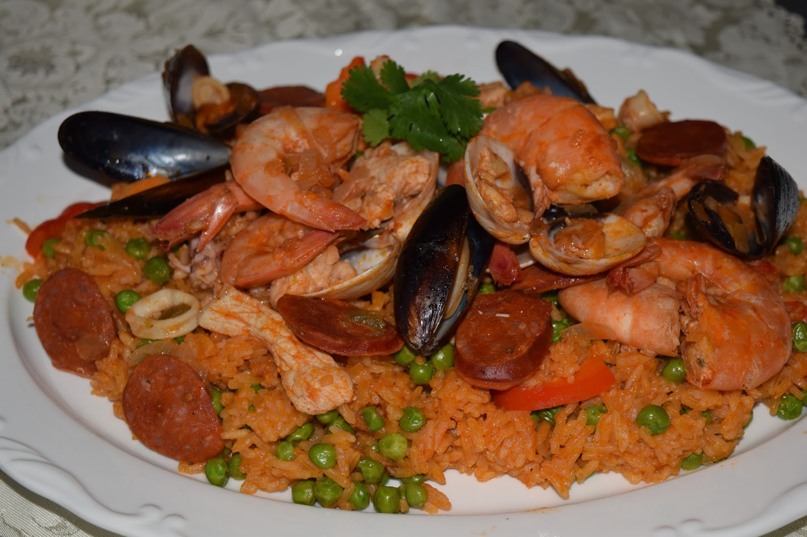 Filipino Seafood Paella
