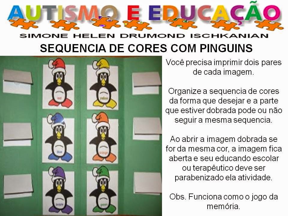 Simone Helen Drumond : ATIVIDADES COM PINGUIM E AS CORES