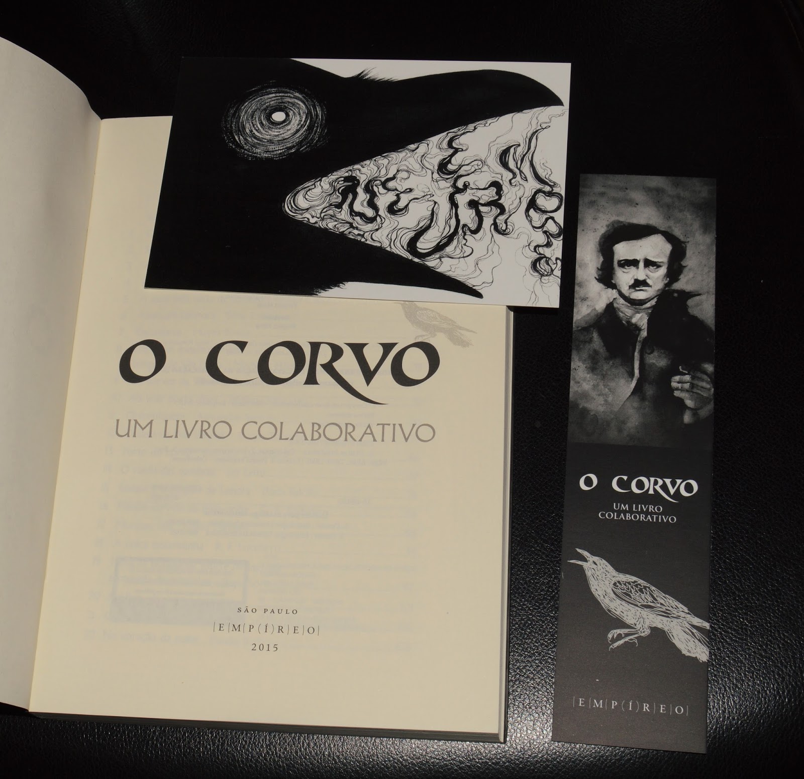 Estante da Ana: Chegou nosso exemplar! O Corvo: um livro colaborativo