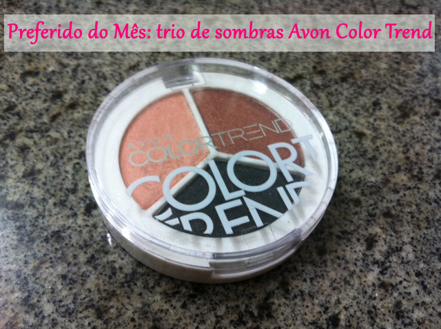 Delírios de Paty: Preferido do Mês: trio de sombras Avon Color Trend