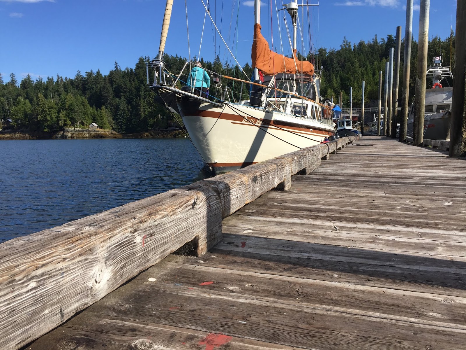 Denali Rose: Tidbit: Docking with Bull Rails Instead of Cleats ...