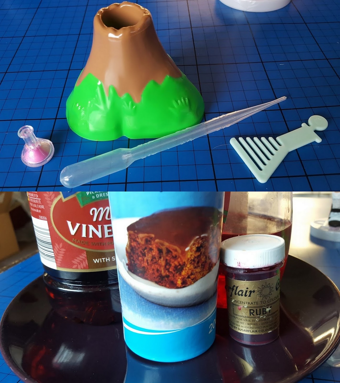 The Brick Castle: Adrienne Attoms Volcano Experiment for British ...