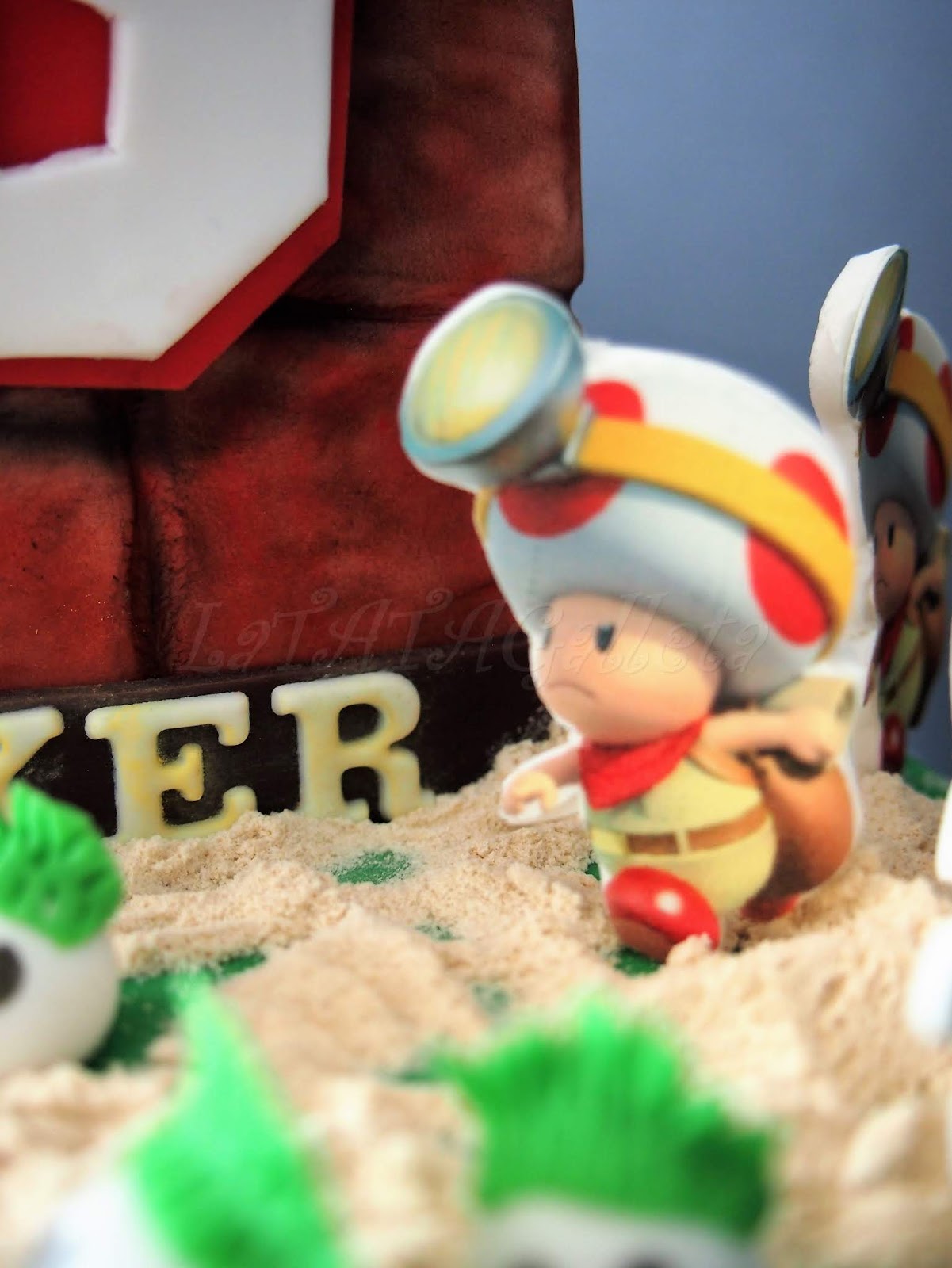 LaTATAGalleta: TARTA "TOAD" .... MARIO BROS