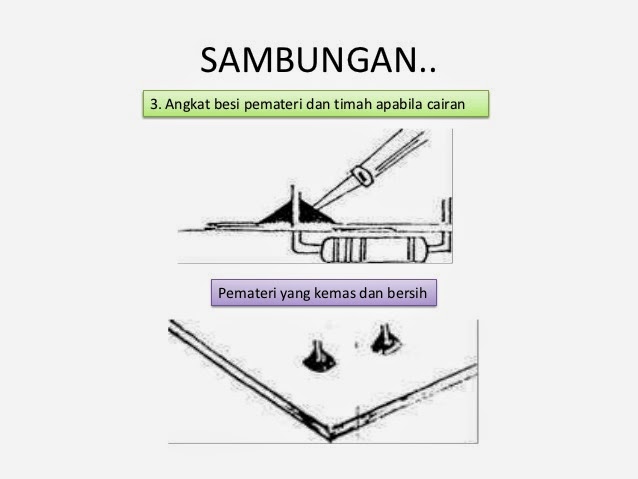 ASAS ELEKTRONIK: CARA-CARA MEMATERI KOMPONEN ELEKTRONIK