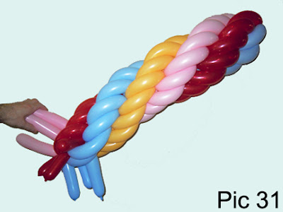 Balloon animals twisting instructions: How to make balloon column