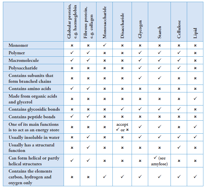 #16 Summary of Biological Molecules | Biology Notes for A level