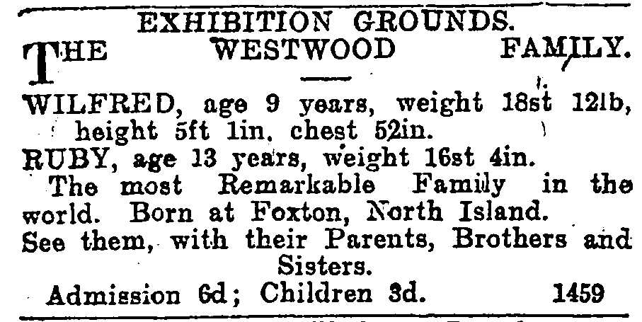 Timespanner: Foxton's "perfect young giants": Wilfred and Ruby Westwood