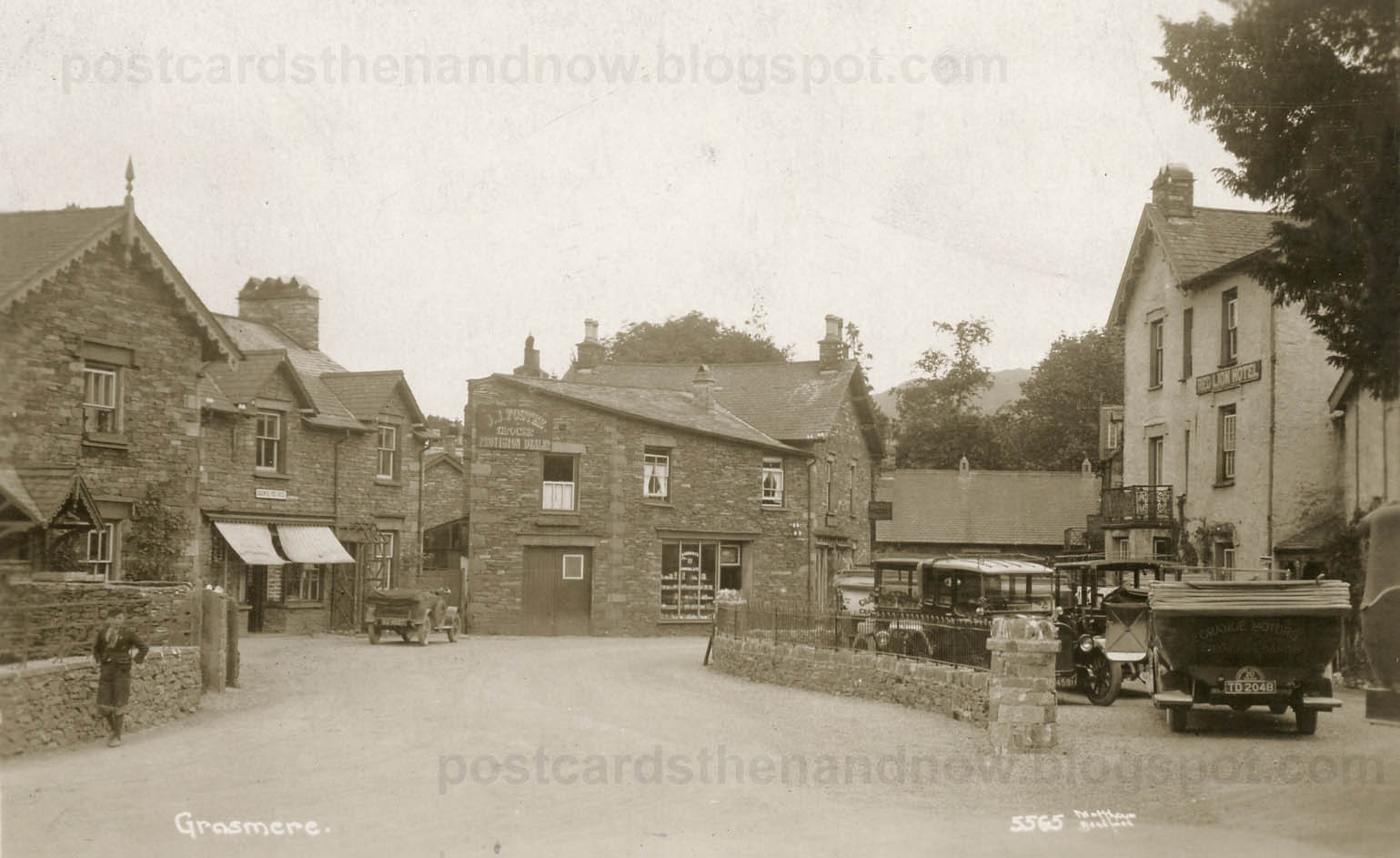 Postcards Then and Now: Grasmere, Cumbria c1920