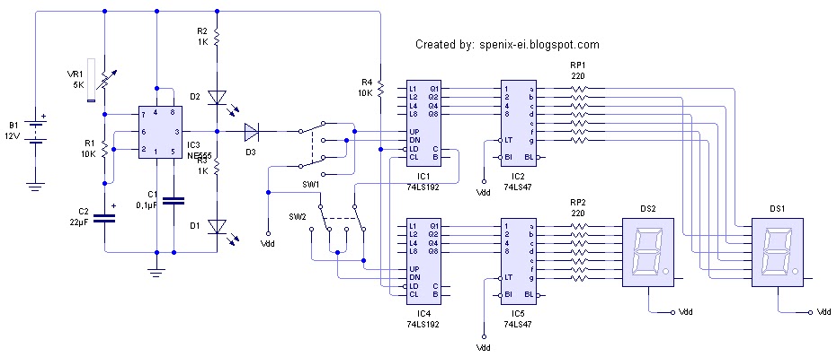 Ide 20+ Rangkaian Elektronika Timer Sederhana, Skema Elektronika