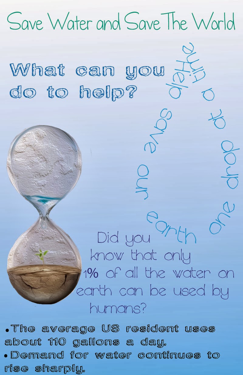 Graphics: Save Water PSA Poster