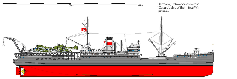 WARSHIPSRESEARCH: The German Lufthansa catapult ship Schwabenland (1925 ...