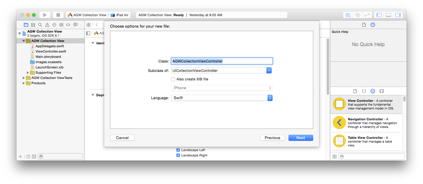 aGupieWare: Tutorial: A Simple iOS Collection View in Swift