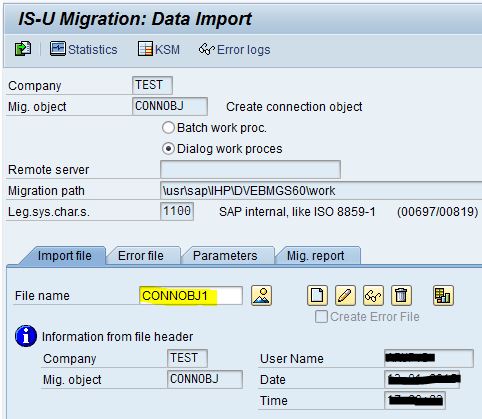 SAP ABAP ISU: EMIGALL: Upload legacy file