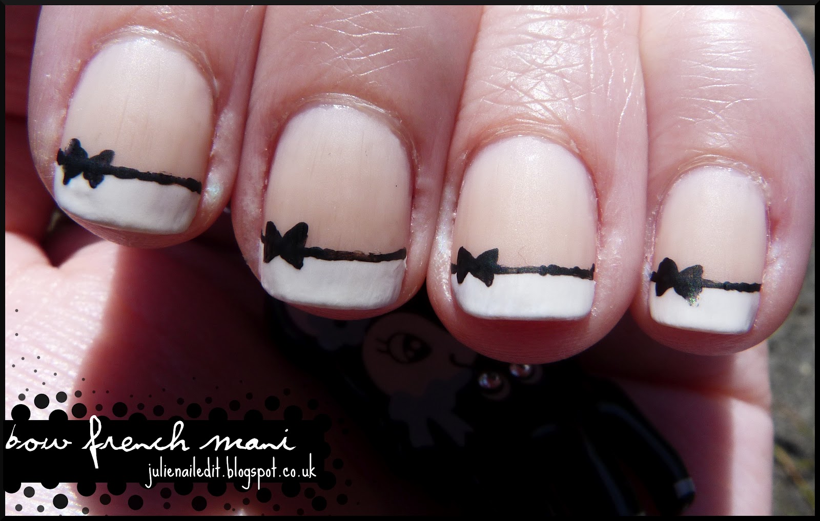 Nailed It: Bow French Manicure
